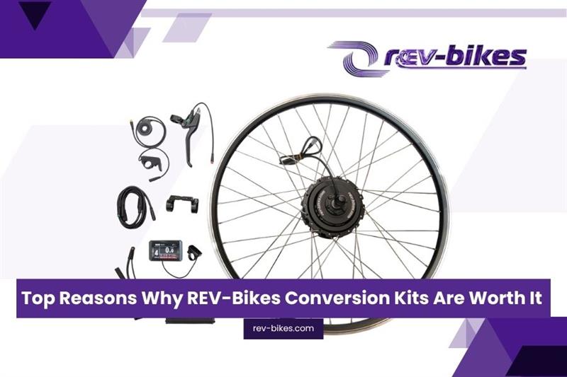 Mid Drive E-Bike Kit for Hills | Off-Road Conversion – Rev Bikes