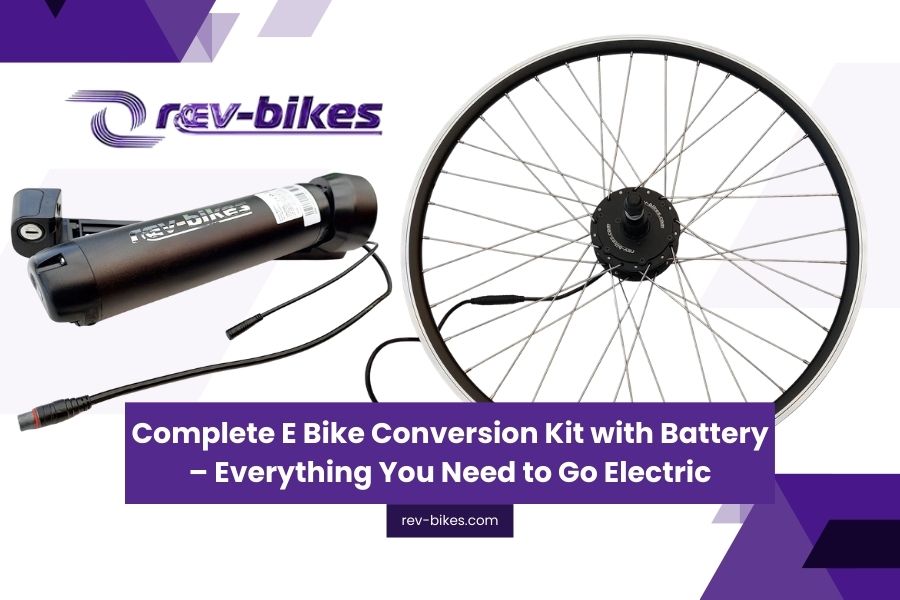Complete Ebike Conversion Kit with Battery & Motor – Rev Bikes